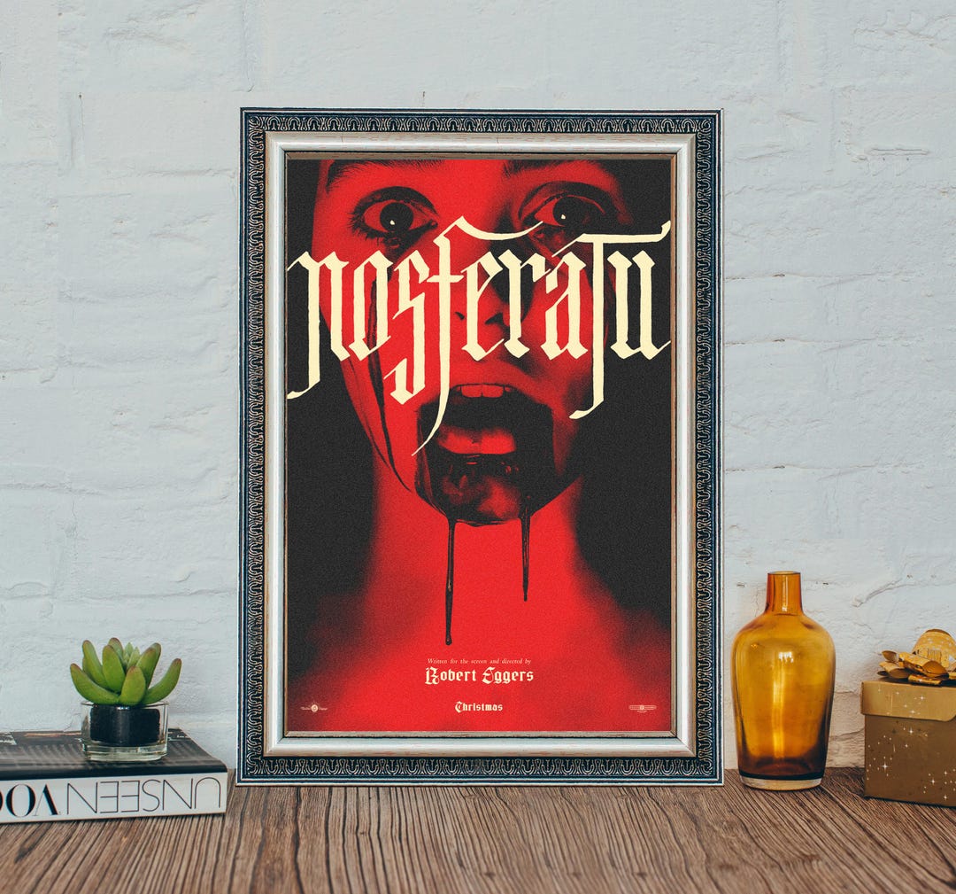Nosferatu 2024 Movie Poster, Nosferatu Classic Vintage Film Poster ...