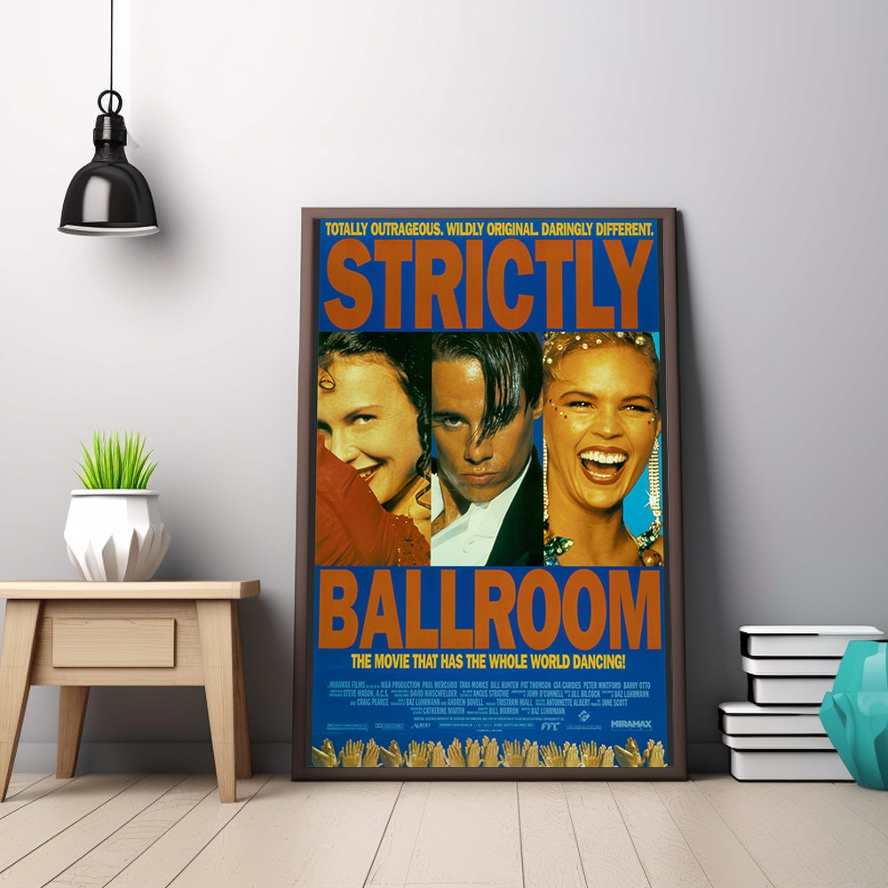 Strictly Ballroom (1992) Movie Poster, Vintage Canvas Print - Etsy