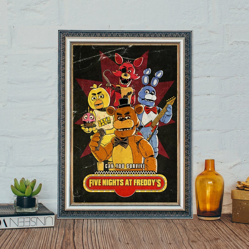 Five Nights at Freddy Poster - Etsy