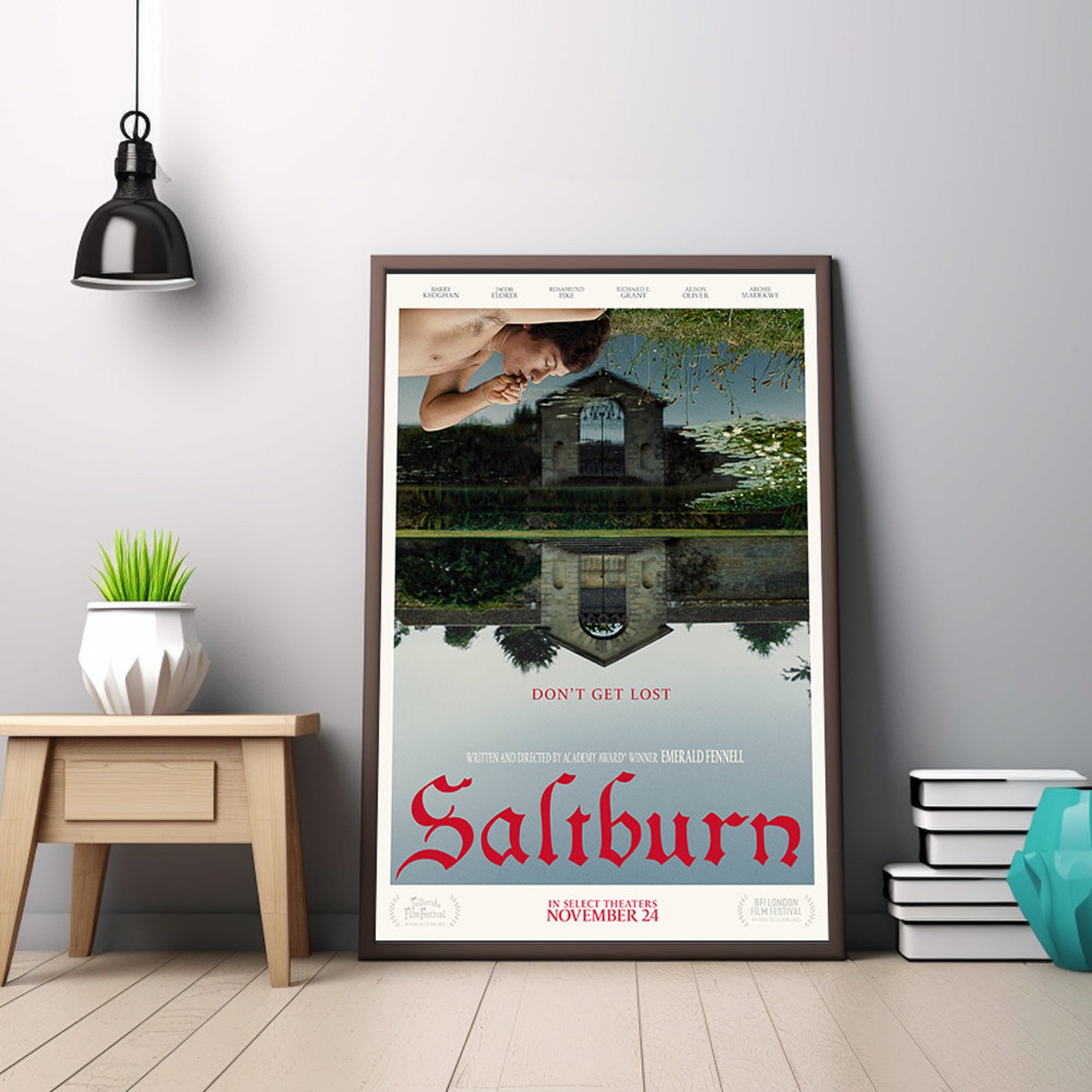 Saltburn Movie Poster: Vintage Canvas Cloth Photo Print - Etsy