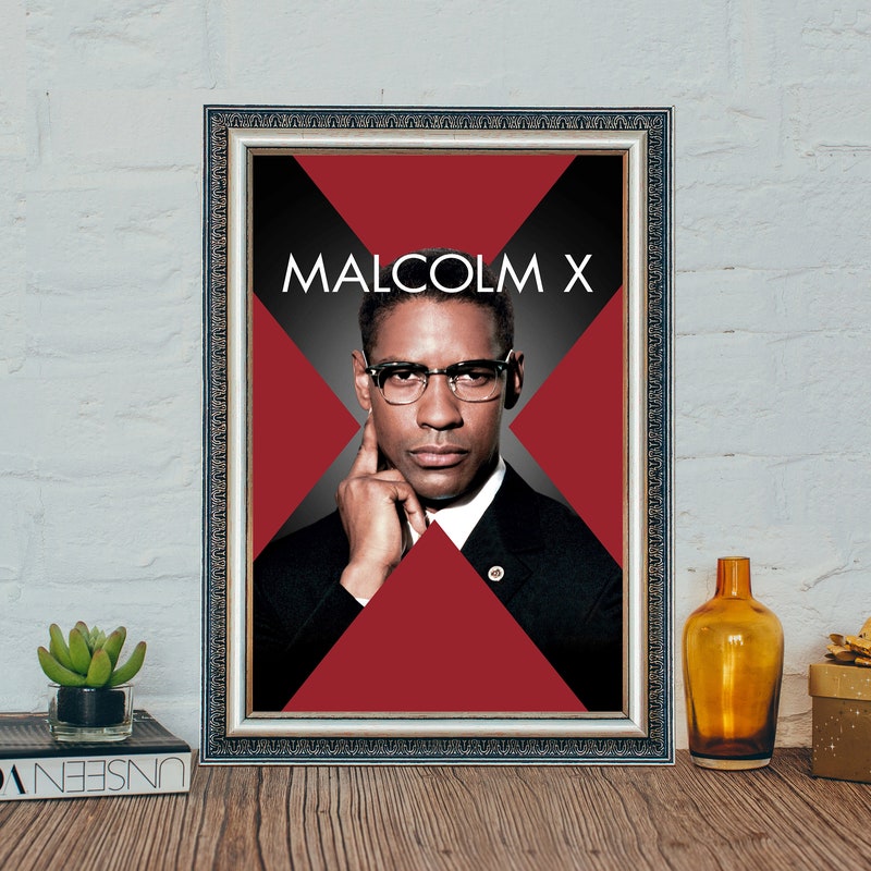 Malcolm X Poster - Etsy