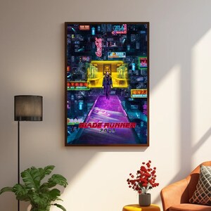 Blade Runner 2049 Movie Poster, Ryan Gosling Classic Movie Poster ...