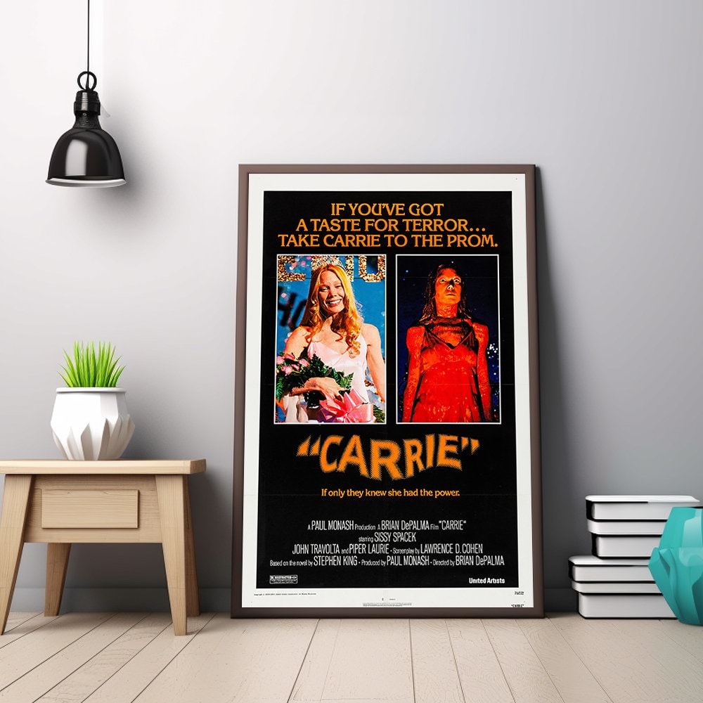 Carrie (1976) Movie Poster, Classic Movie Carrie Poster by Ismail ...