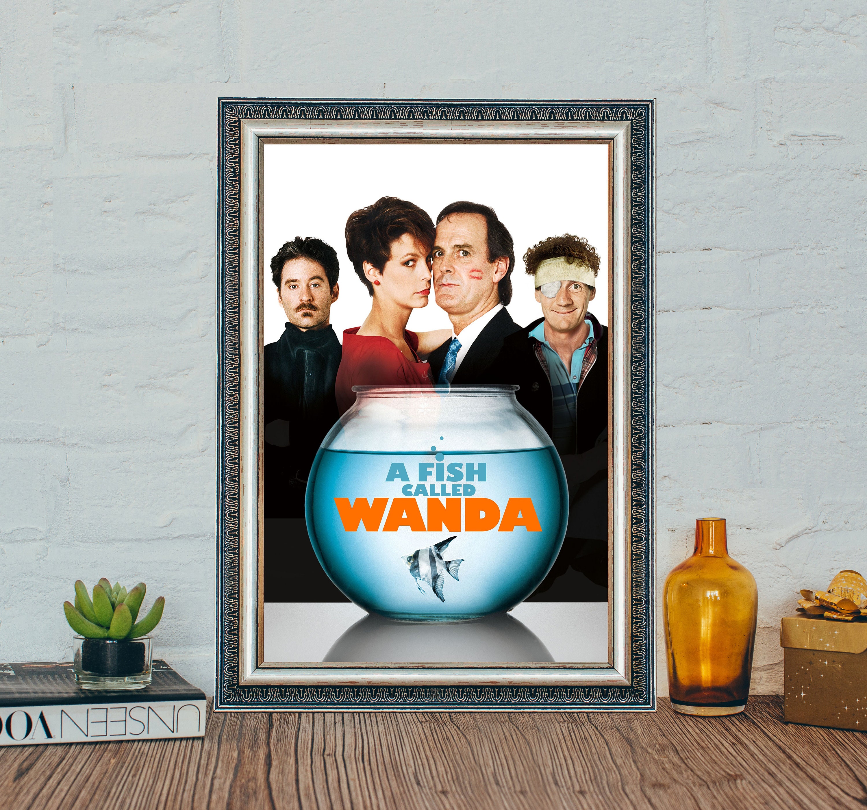 A Fish Called Wanda Movie Poster A Fish Called Wanda 1988 - Etsy