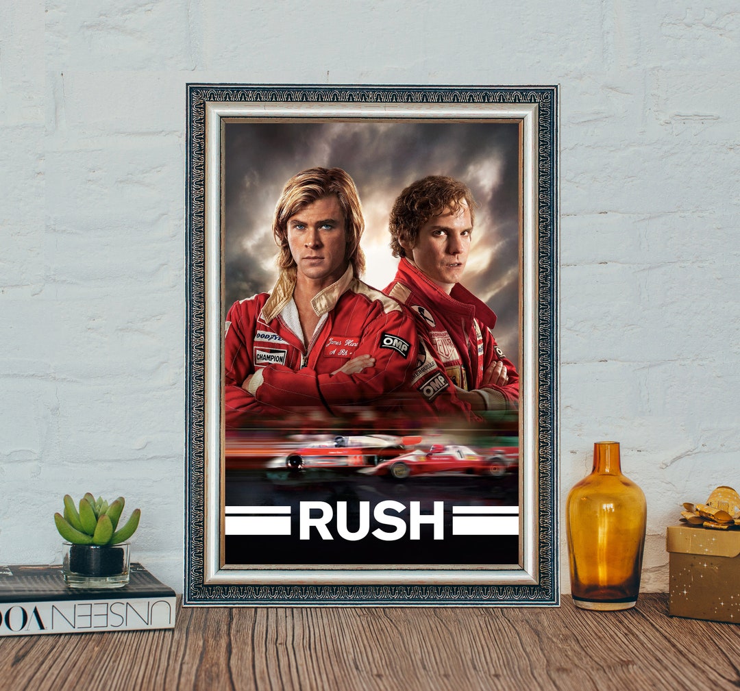 Rush (2013) Movie Poster: Chris Hemsworth, Vintage Canvas Print - Etsy