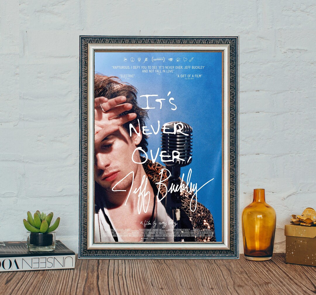 Jeff Buckley It's Never Over Movie Canvas Poster: Classic Film Art - Etsy