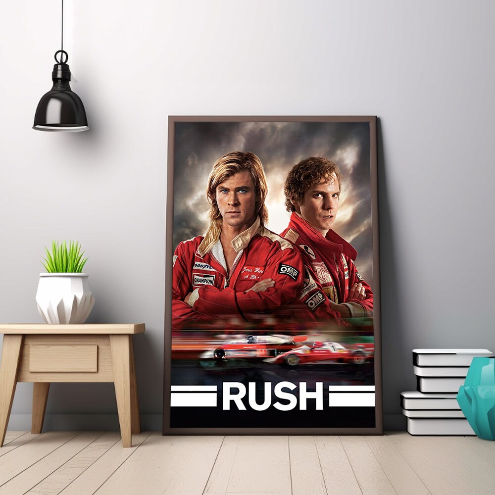 Rush (2013) Movie Poster: Chris Hemsworth, Vintage Canvas Print - Etsy