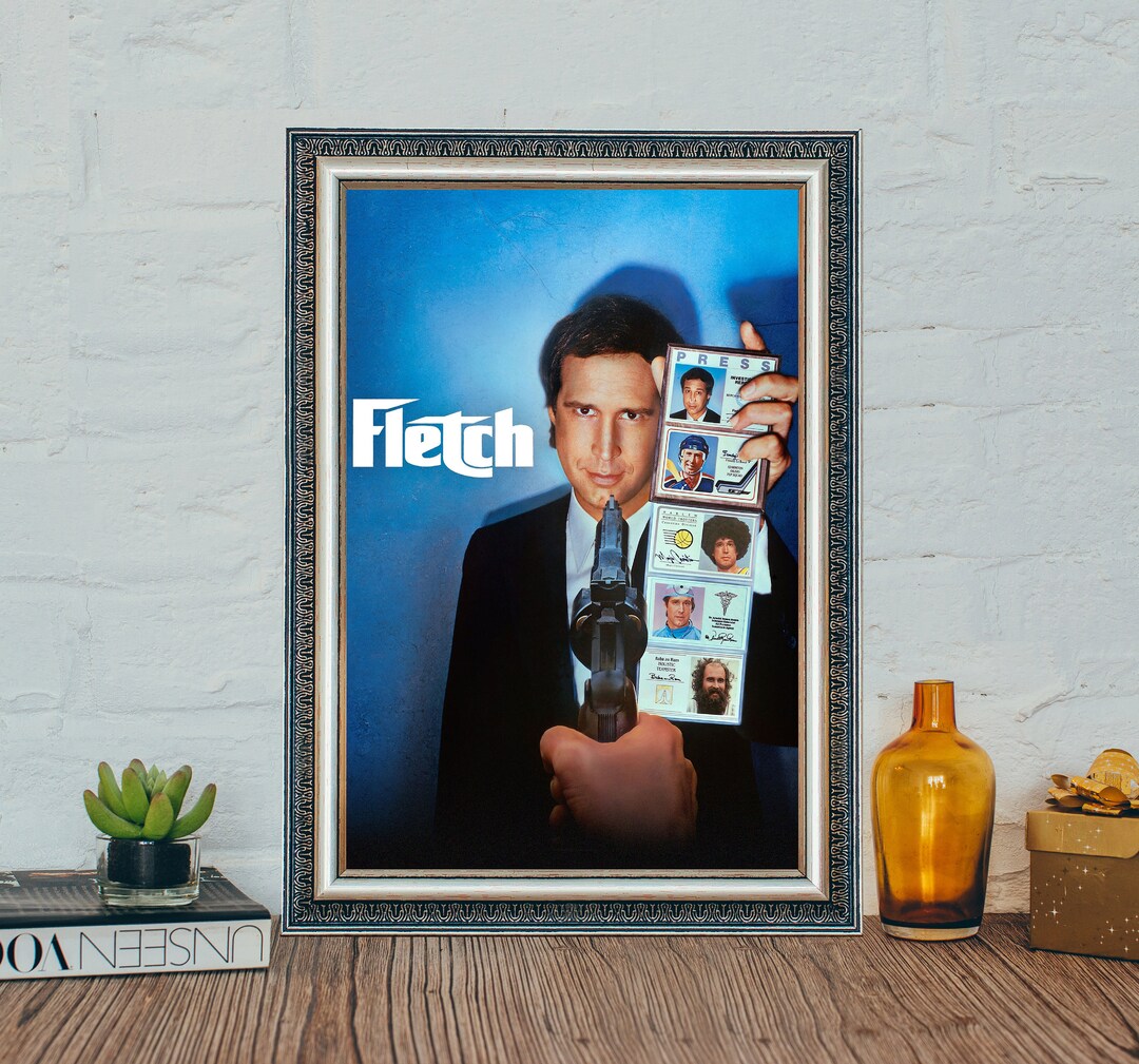 Fletch Movie Poster: Classic Comedy, Vintage Canvas Print - Etsy UK