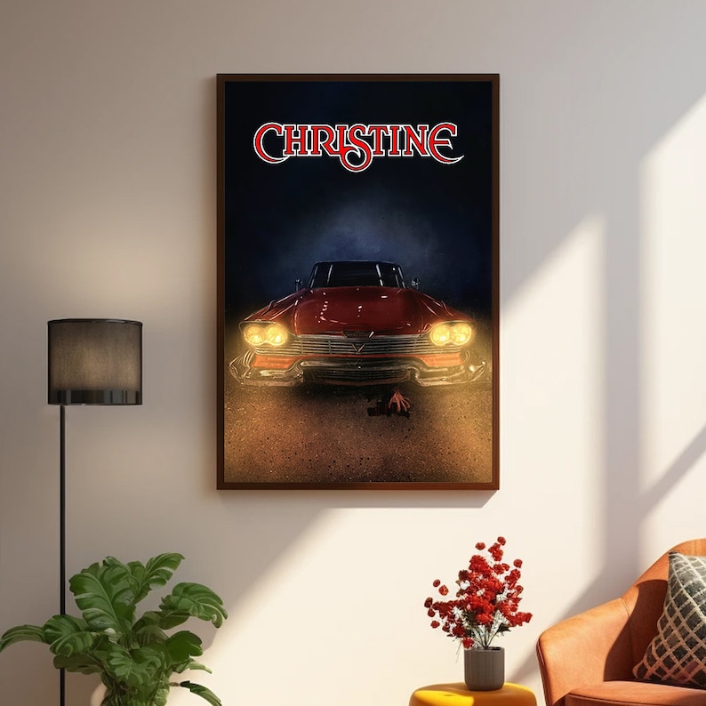 Christine 1983 Movie Poster, Classic Movie Christine Poster, Vintage ...