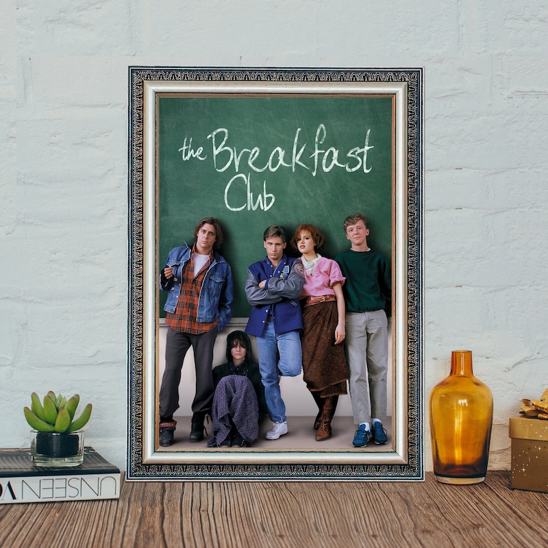 The Breakfast Club Poster - Etsy