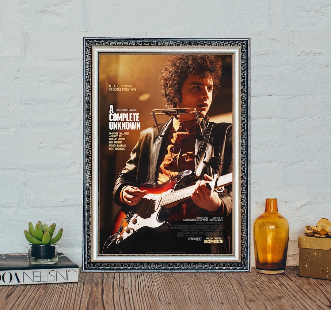 A Complete Unknown Movie Poster, A Complete Unknown 2024 Film Poster ...