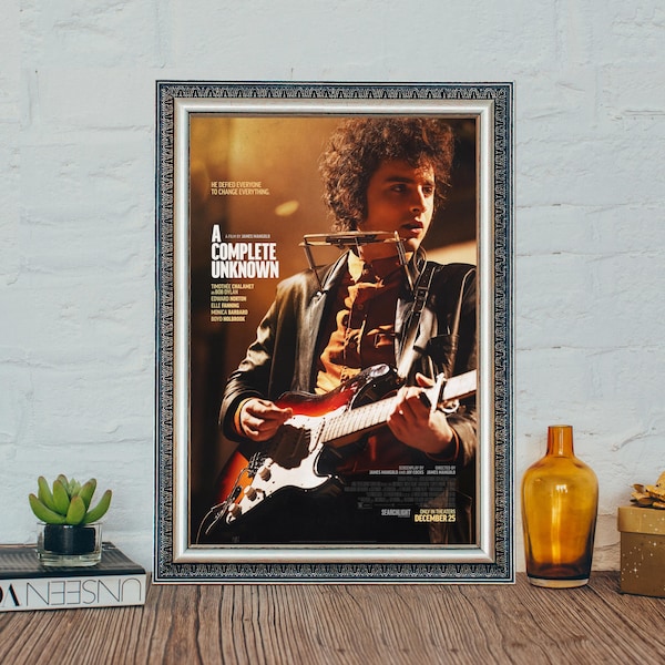 A Complete Unknown Movie Poster - Etsy