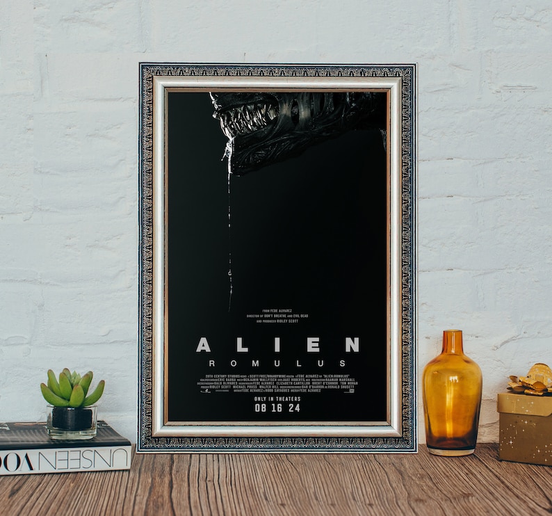 Alien Romulus Movie Poster, Alien Romulus (2024) Classic Vintage Poster ...