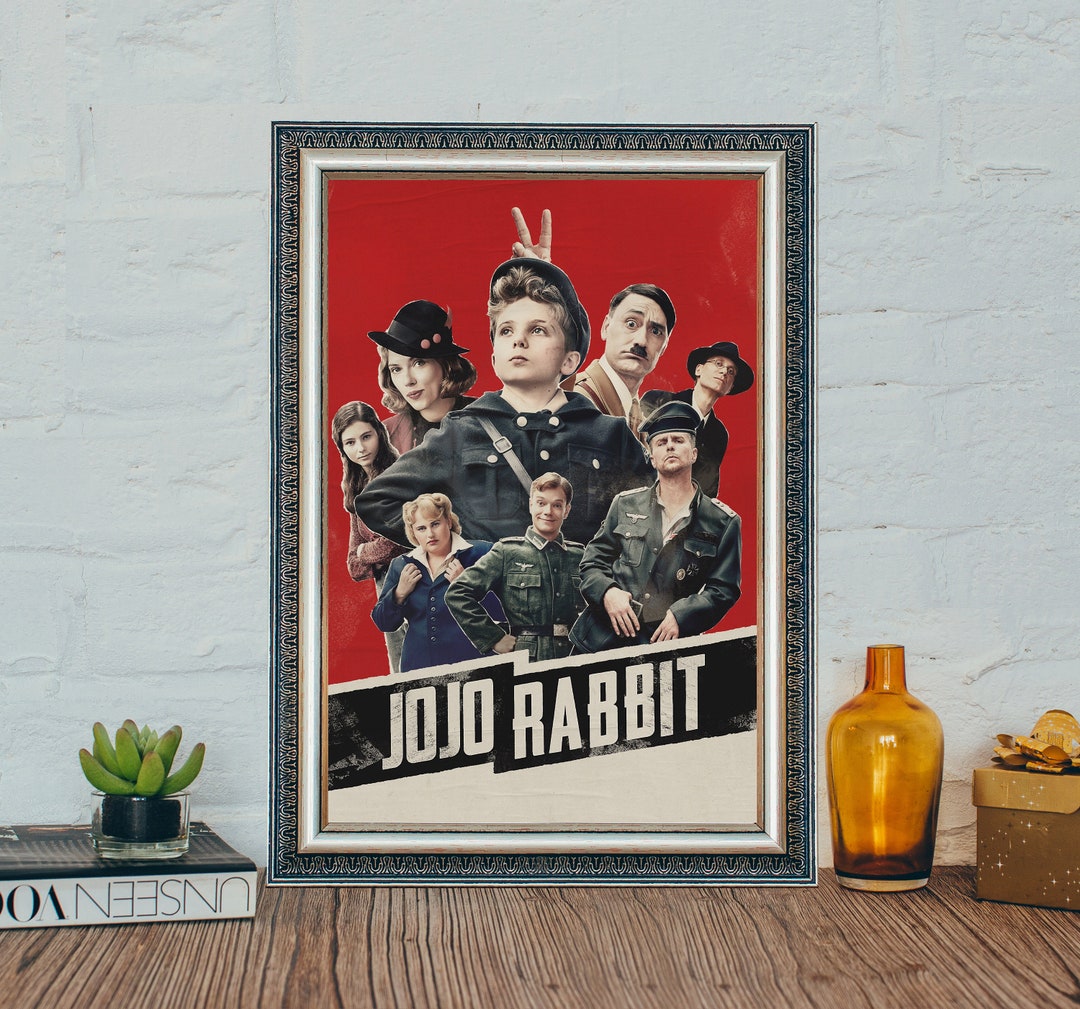 Jojo Rabbit Movie Poster, Classic Movie Jojo Rabbit Poster, Canvas ...