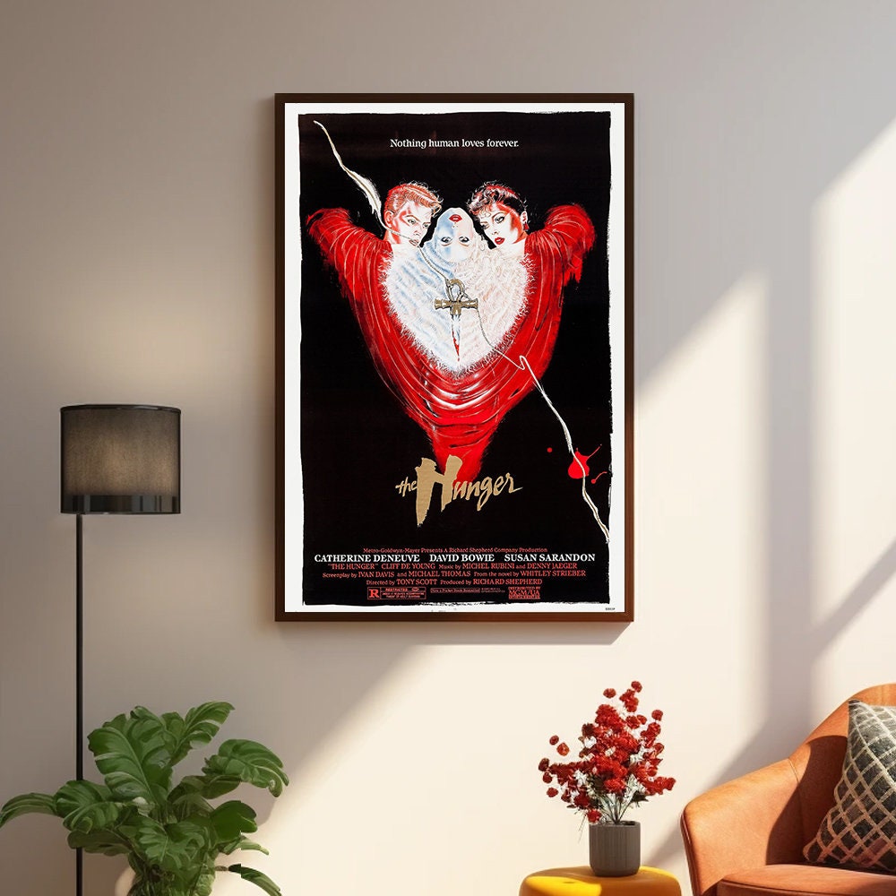 The Hunger Movie Poster the Hunger 1983 Classic Vintage - Etsy