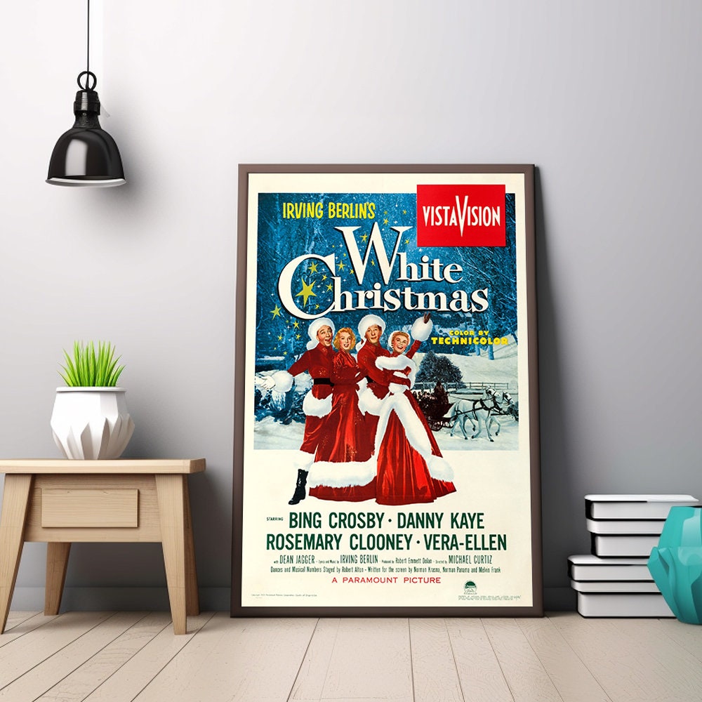 White Christmas (1954) Movie Poster: Classic Film Canvas - Etsy