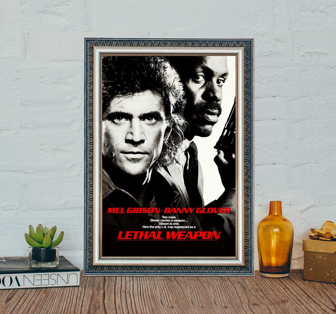 Lethal Weapon 1987 Movie Poster Lethal Weapon Classic Vintage Poster