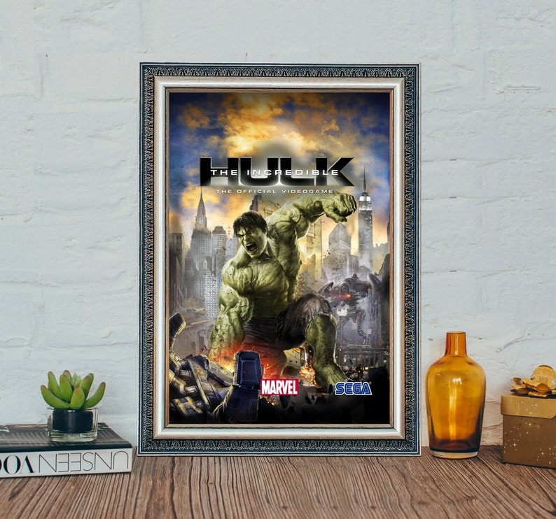 The Incredible Hulk Movie Poster Classic Vintage Movie - Etsy