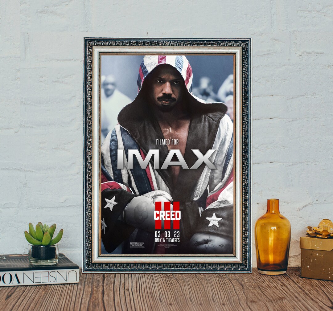CREED III Movie Poster, Creed III Vintage Movie Poster, Classic Movie ...