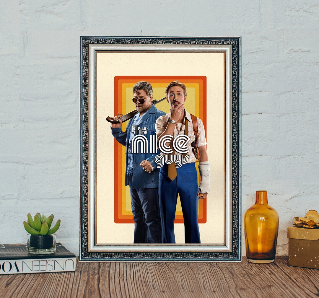 The Nice Guys Movie Poster: Classic Film Art, Canvas Print - Etsy