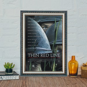 The Thin Red Line Movie Poster: Classic Canvas Art - Etsy