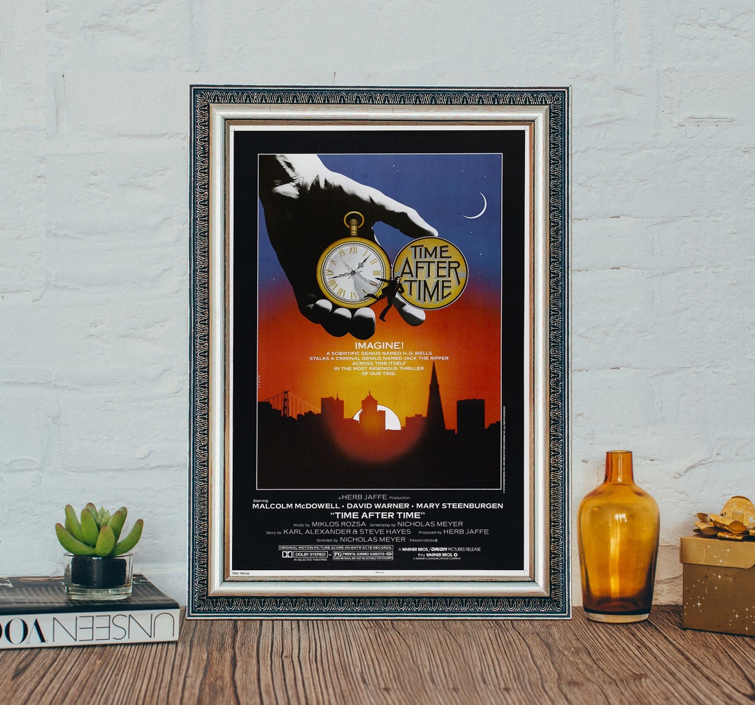 Time After Time Movie Poster, Time After Time Classic Vintage Movie ...