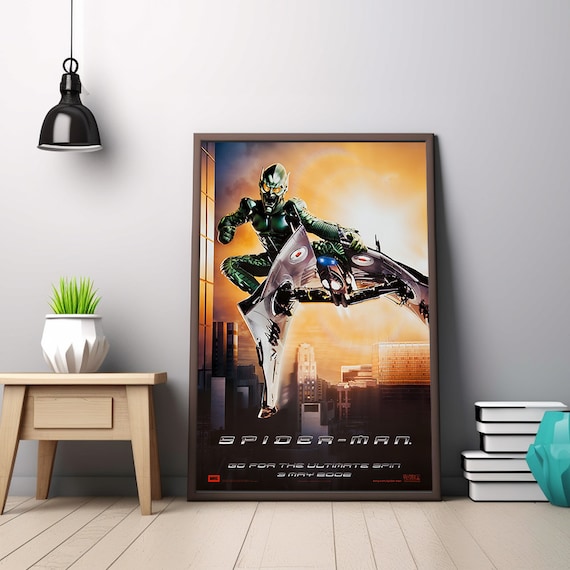 Spiderman 3 Groene Goblin Poster Spiderman Green Goblin Poster Etsy