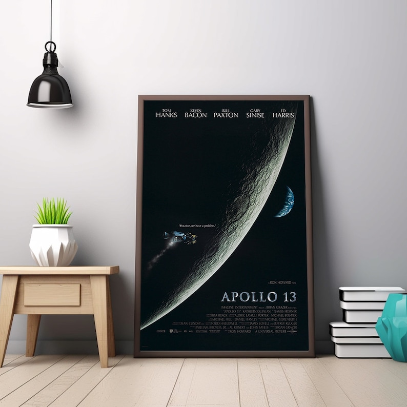 Apollo 13 Movie Poster, Apollo 13 1995 Classic Superhero Movie Poster ...