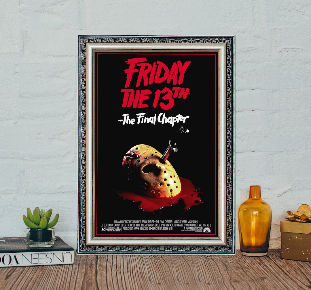 Friday the 13th Movie Poster: Vintage Canvas Print - Etsy