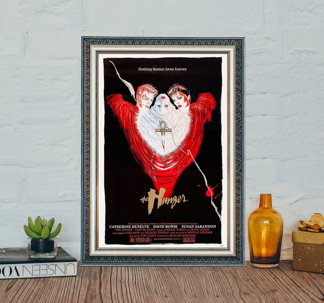 The Hunger Movie Poster, the Hunger (1983) Classic Vintage Movie Poster ...