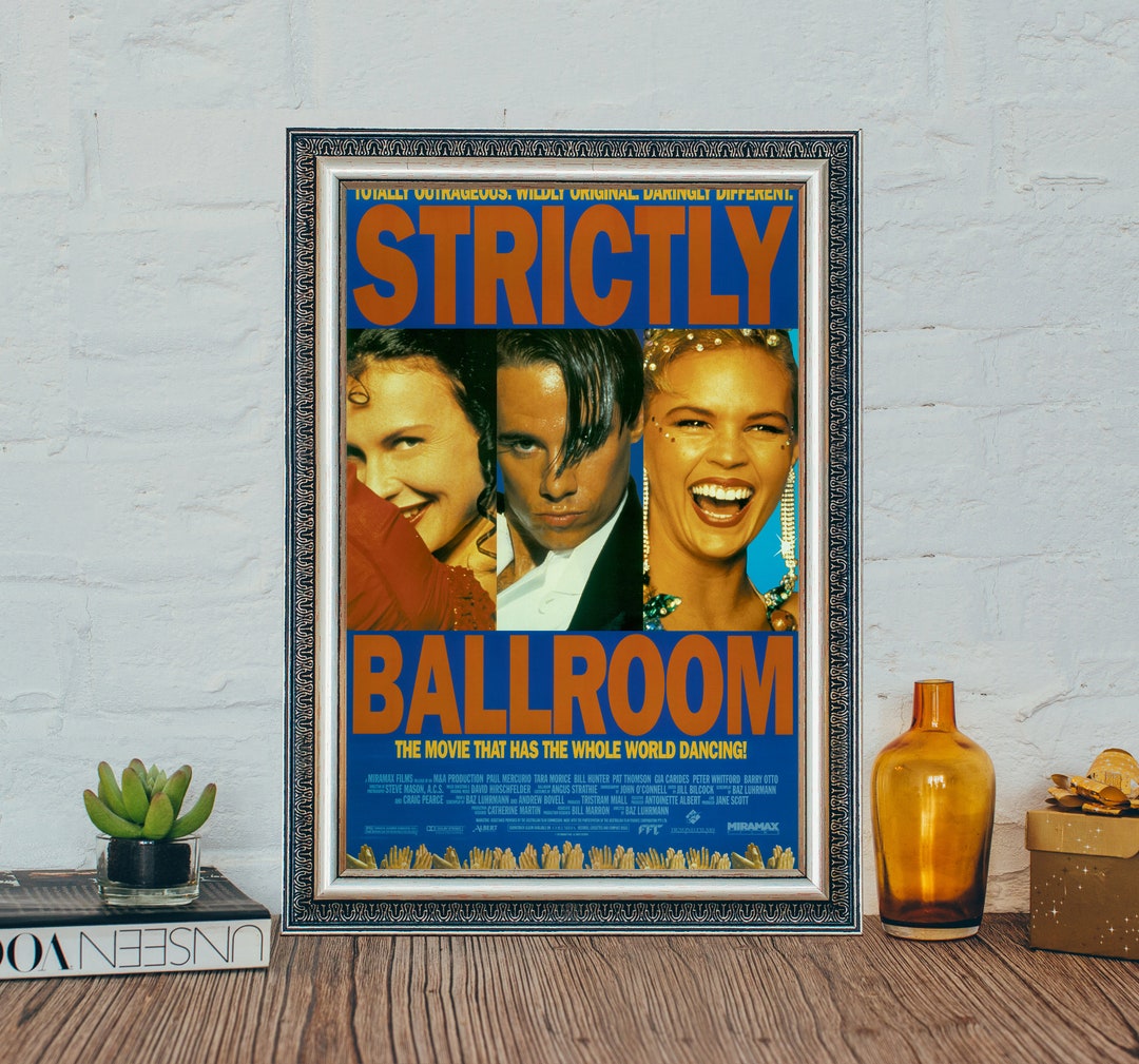 Strictly Ballroom (1992) Movie Poster, Vintage Canvas Print - Etsy