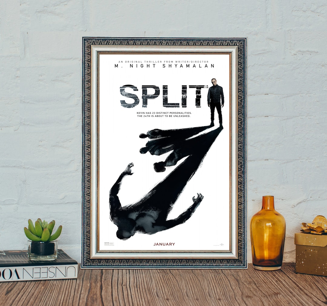 Split Movie Poster, Split (2017) Classic Vintage Poster, James Mcavoy ...