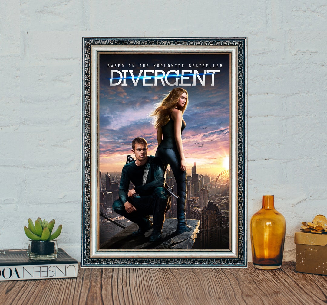 Divergent Movie Poster, Divergent Classic Vintage Movie Poster ...