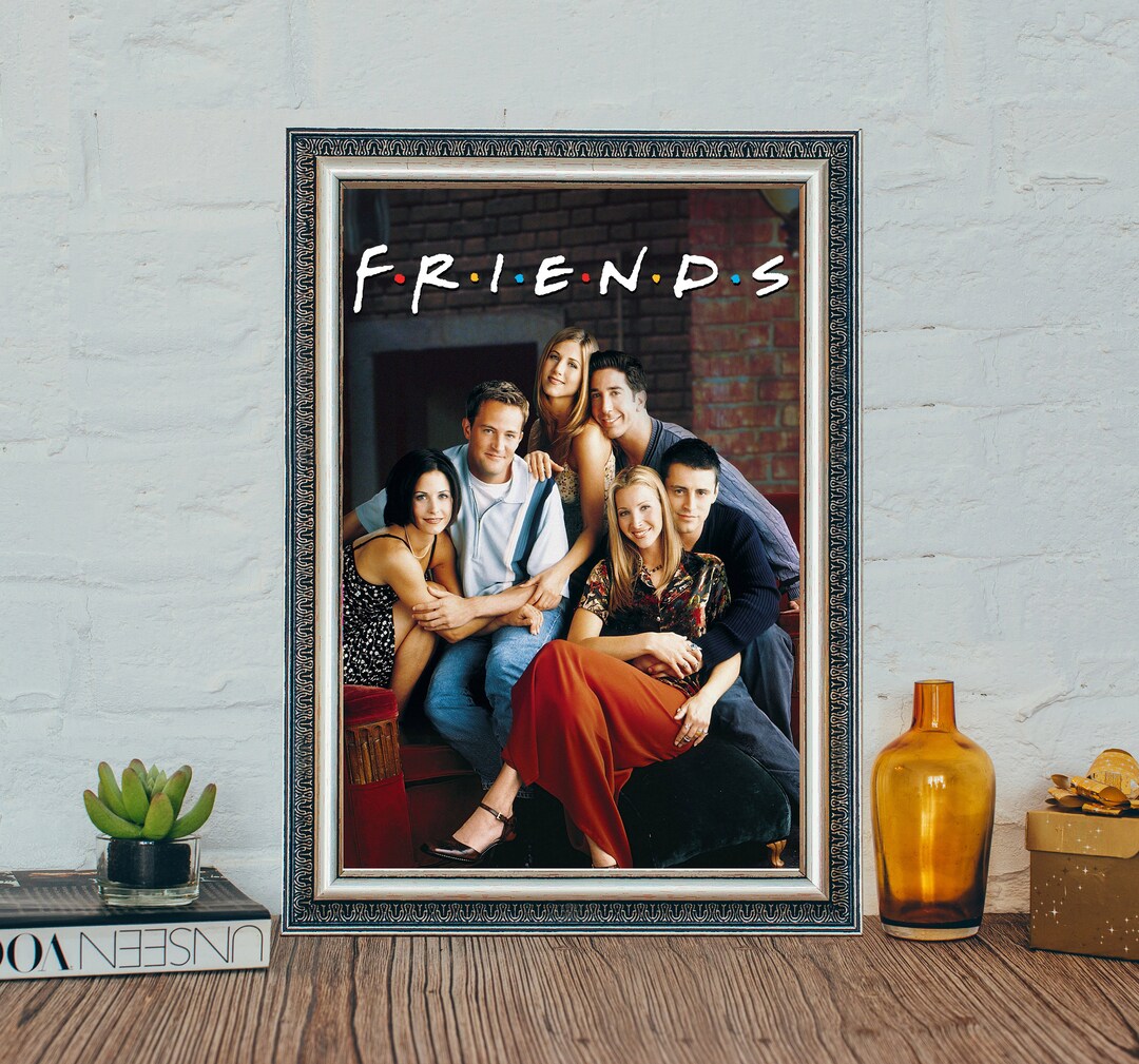 Friends TV Series Poster, Friends Classic Comedy TV Series Poster, High ...