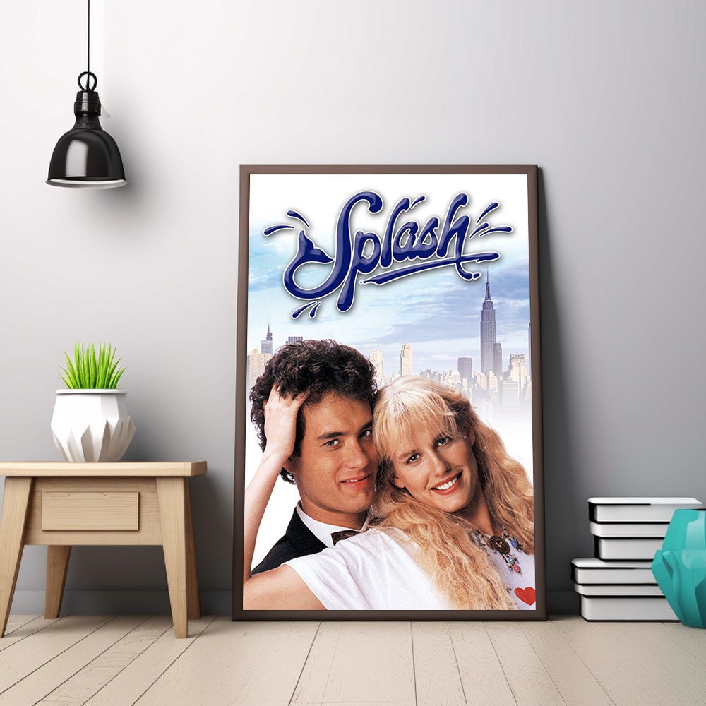 Splash 1984 Movie Poster Tom Hanks Classic Movie Poster - Etsy