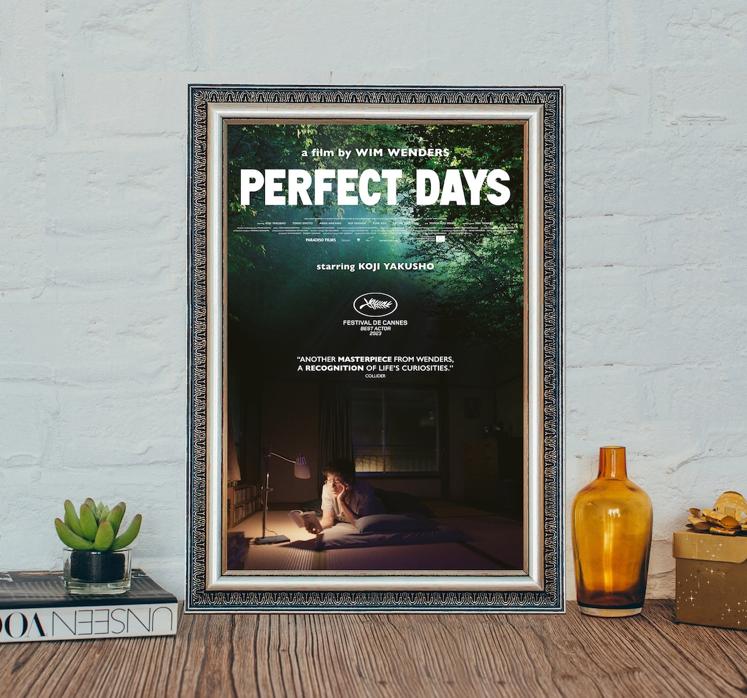 Perfect Days Movie Poster, Classic Movie Perfect Days Poster, Vintage ...