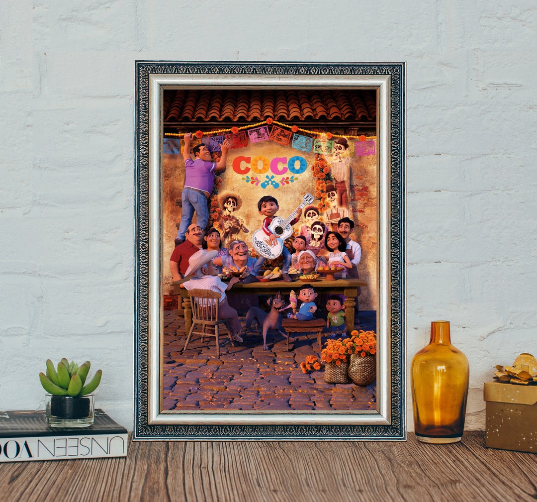 Coco Movie Poster, Coco Vintage Movie Canvas Cloth Poster - Etsy