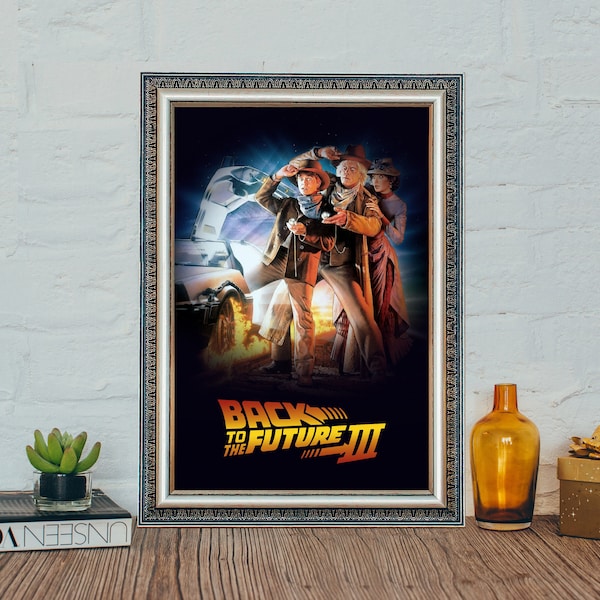 Back to the Future Iii Poster - Etsy