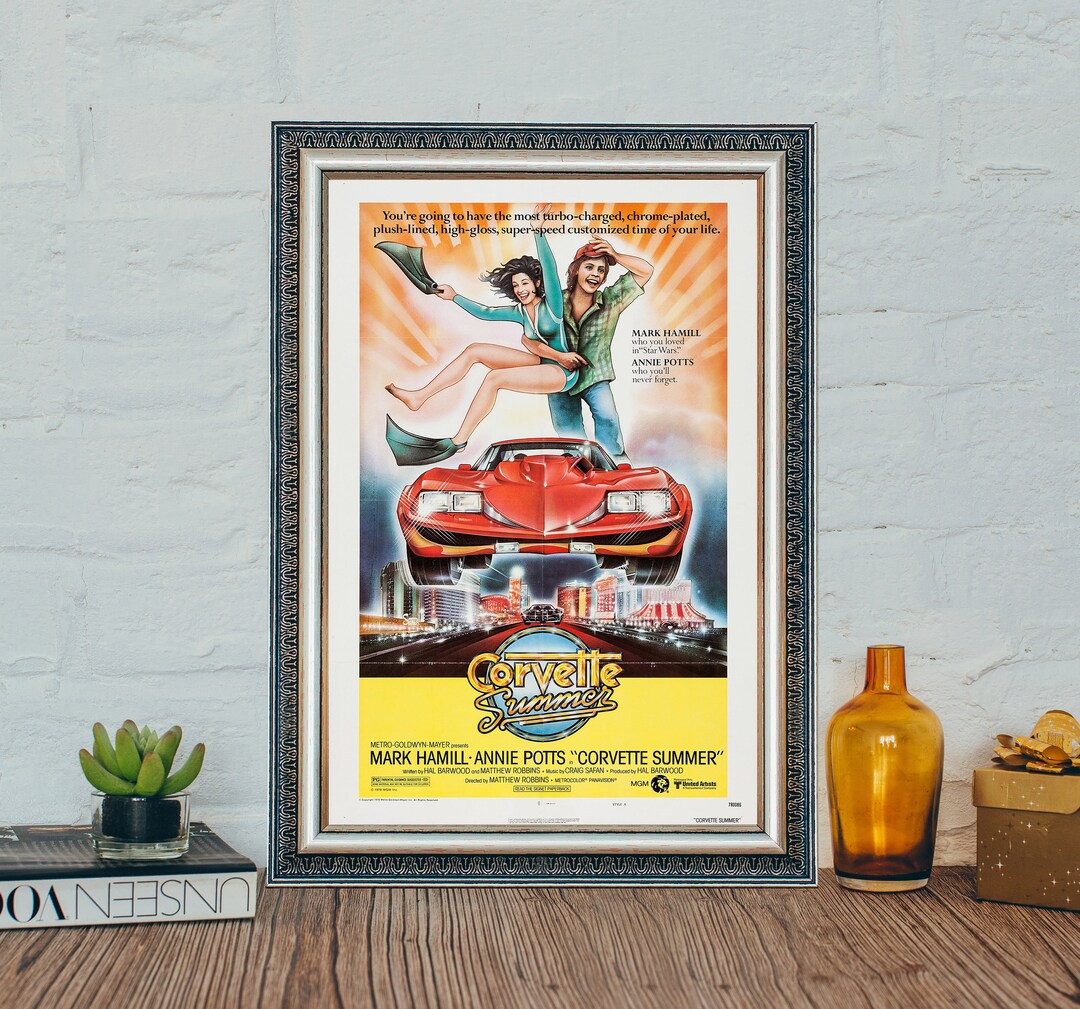 Corvette Summer (1978) Movie Poster: Classic Canvas Print - Etsy