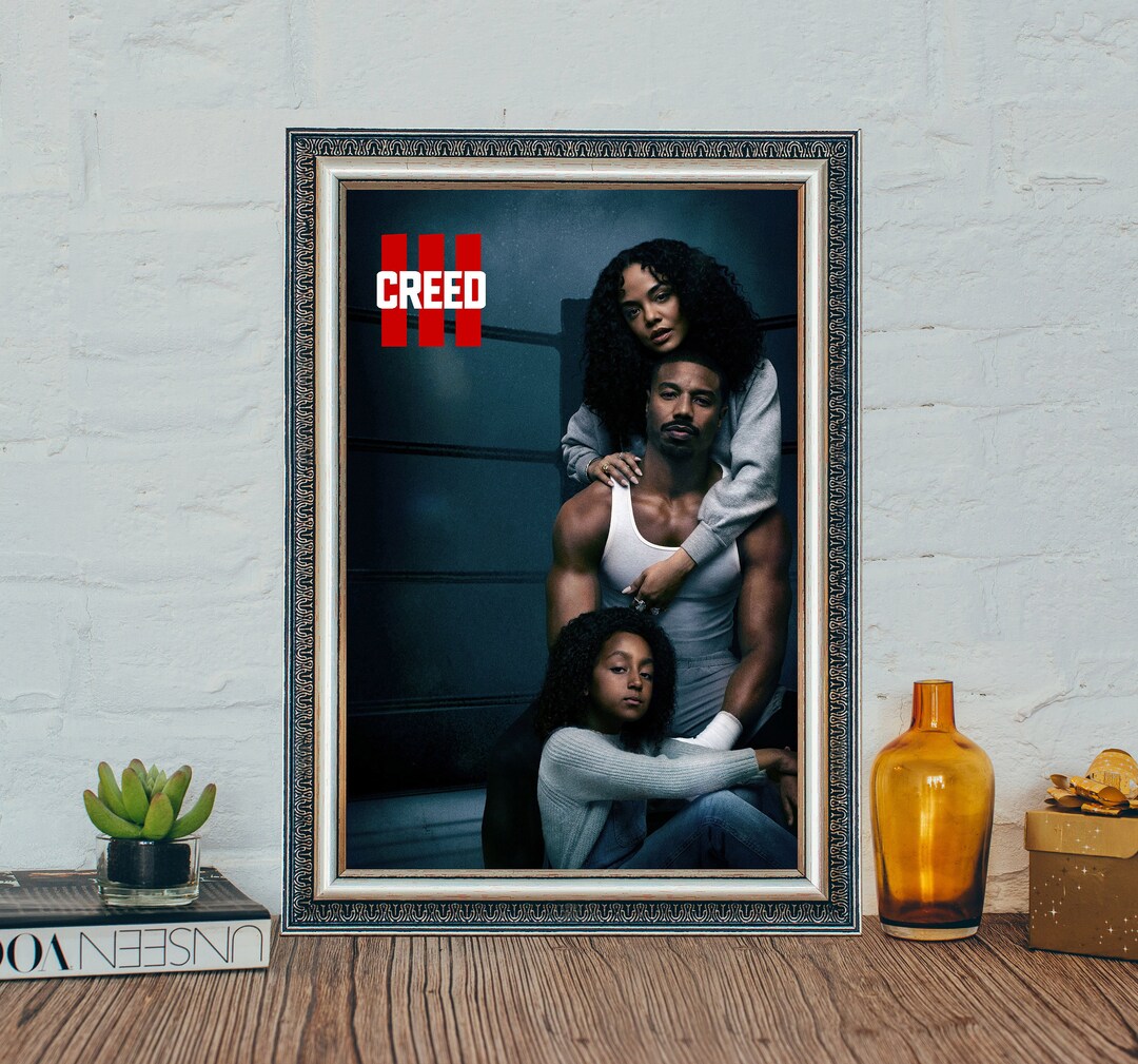 CREED III Movie Poster, Creed III Vintage Movie Poster, Creed 3 Classic ...