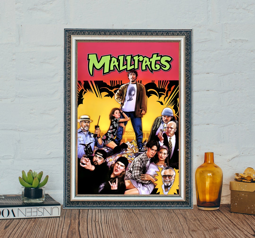 Mallrats Movie Poster: Vintage Canvas Cloth Print - Etsy