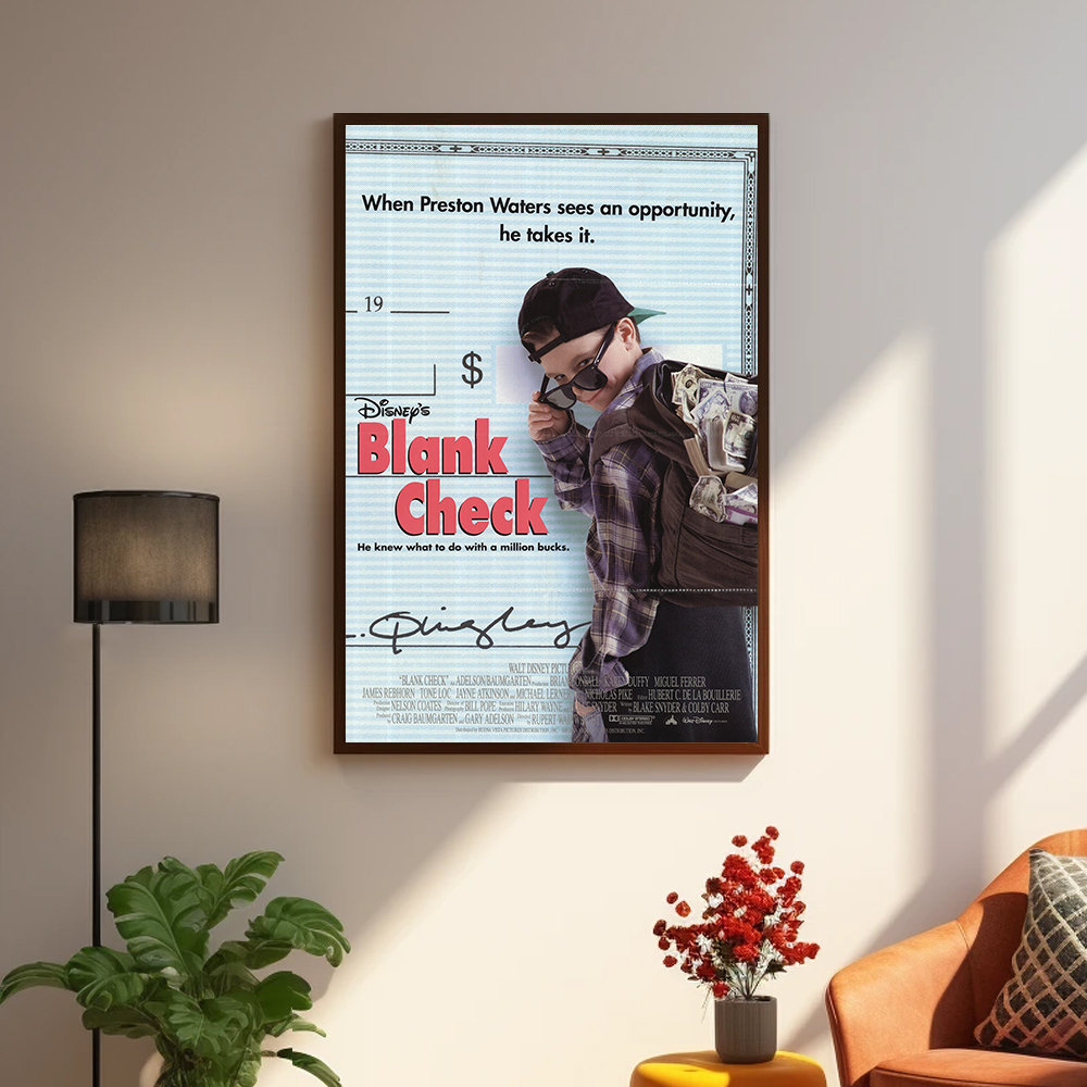 Blank Check Movie Poster Blank Check Classic Movie Poster - Etsy