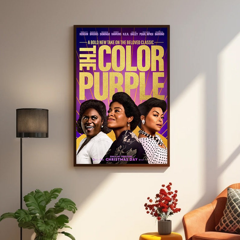The Color Purple Movie Poster, the Color Purple 2023 Classic Vintage ...