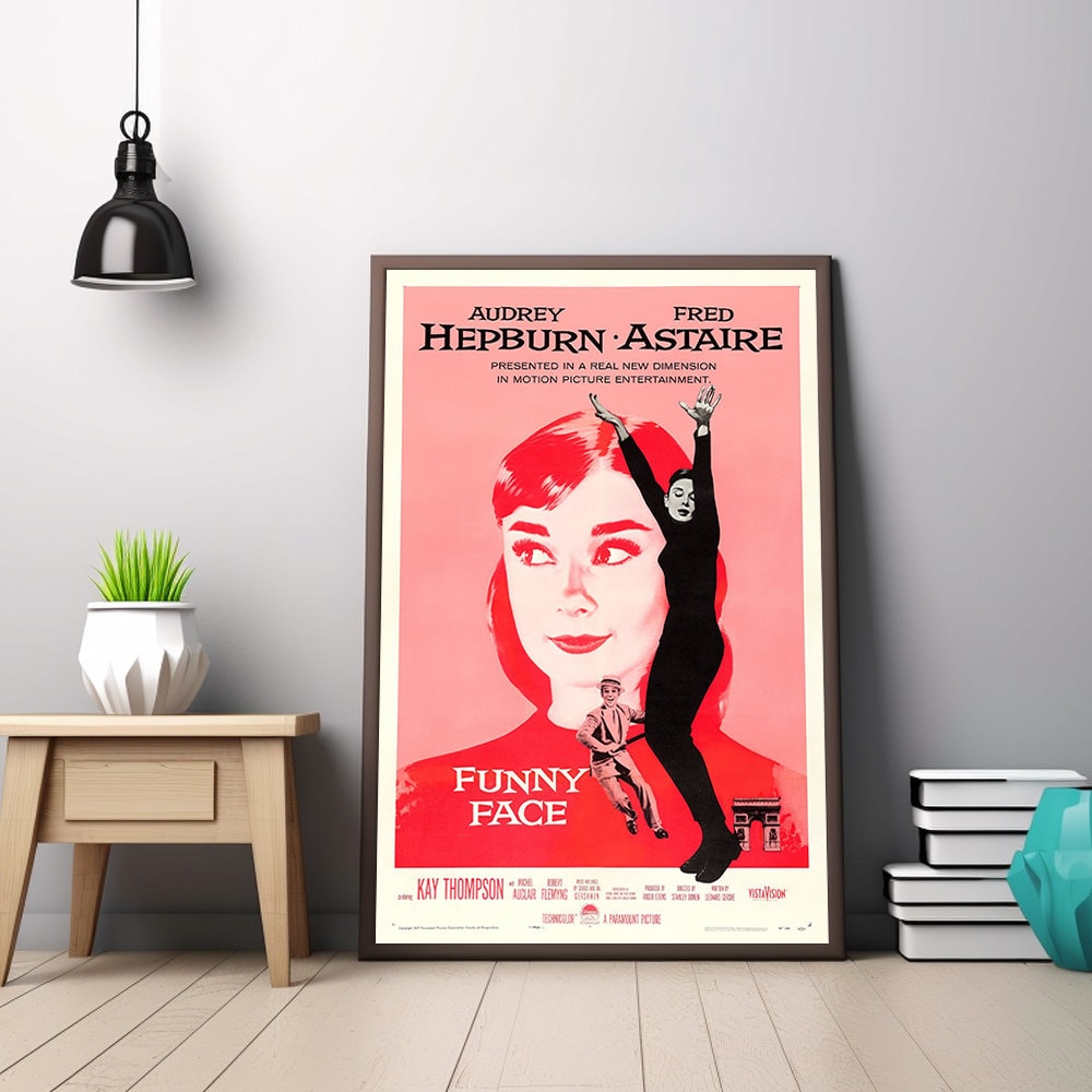 Funny Face Movie Poster Audrey Hepburn Classic Movie Poster - Etsy