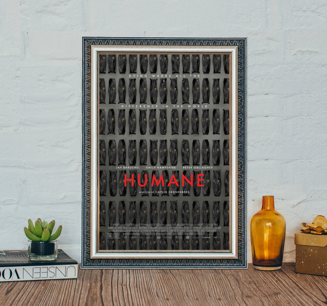 Humane Movie Poster, Humane 2024 Classic Vintage Movie Poster, Canvas ...