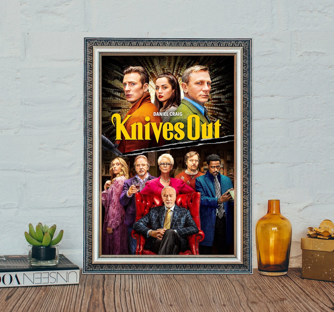 Knives Out Movie Poster, Knives Out Classic Vintage Movie Poster ...