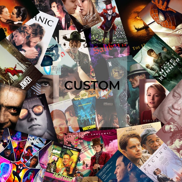 Custom Movie Poster Print - Etsy