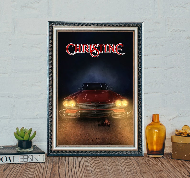 Christine 1983 Movie Poster, Classic Movie Christine Poster, Vintage ...