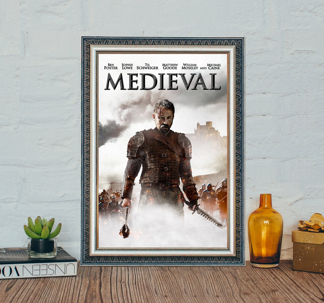 Medieval Movie Poster, Medieval 2022 Classic Vintage Movie Poster ...