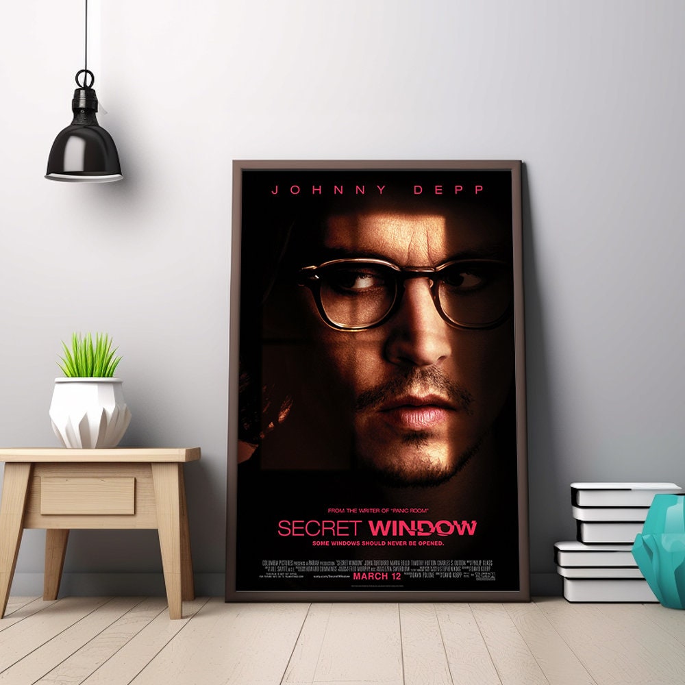 Secret Window Movie Poster Johnny Depp Classic Movie Poster - Etsy